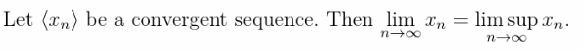 Solved Let xn be a convergent sequence. Then | Chegg.com
