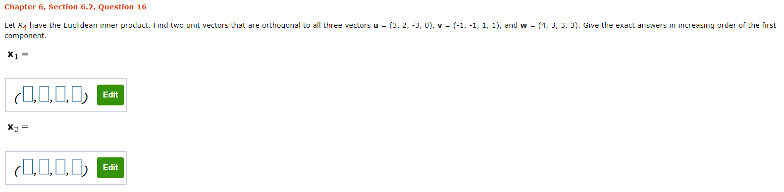 Solved Chapter 6, Section 6.2, Question 16 Chapter 6, | Chegg.com