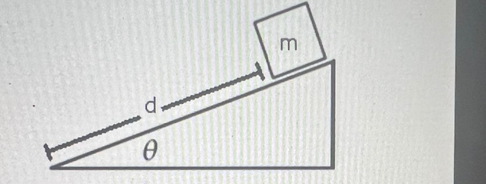 Solved 3. For the block shown on the ramp below, assume you | Chegg.com