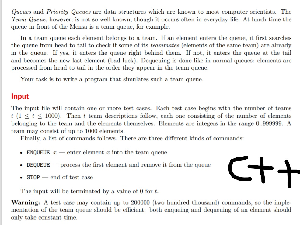 Solved Output For each test case, first print a line saying | Chegg.com