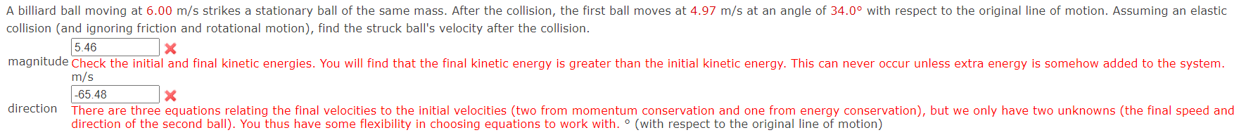 Solved collision (and ignoring friction and rotational | Chegg.com