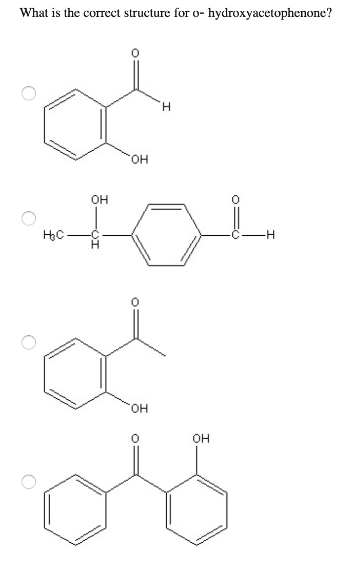 Solved What is the correct structure for | Chegg.com