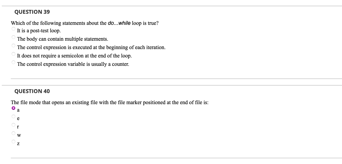 Solved QUESTION 18 Which of the following functions is not | Chegg.com