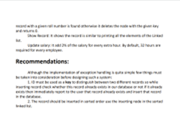 Solved Data structures Project Employee record management | Chegg.com