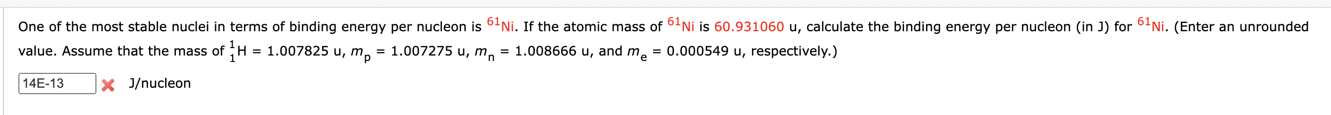 Solved value. Assume that the mass of | Chegg.com