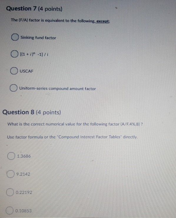 Solved Question 5 (4 points An example of an intangible or | Chegg.com