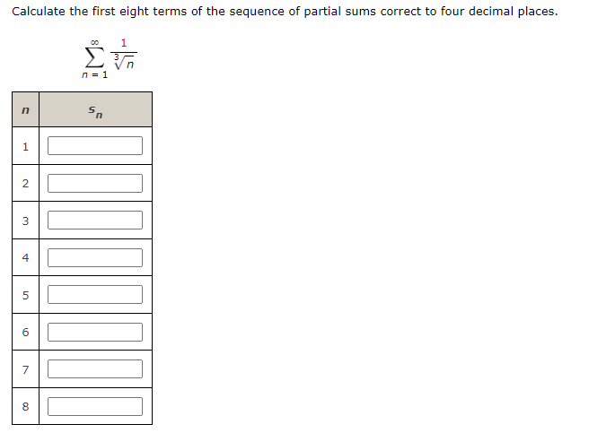 Solved Calculate the first eight terms of the sequence of | Chegg.com