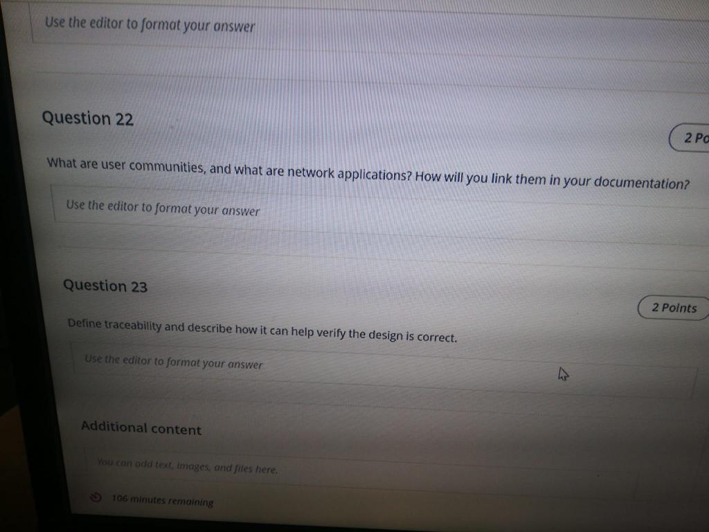 Solved Use the editor to format your onswer Question 22 2 Pc | Chegg.com