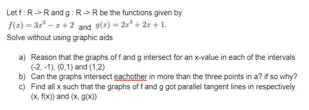 Solved Let F R→r And G R→r Be The Functions Given By