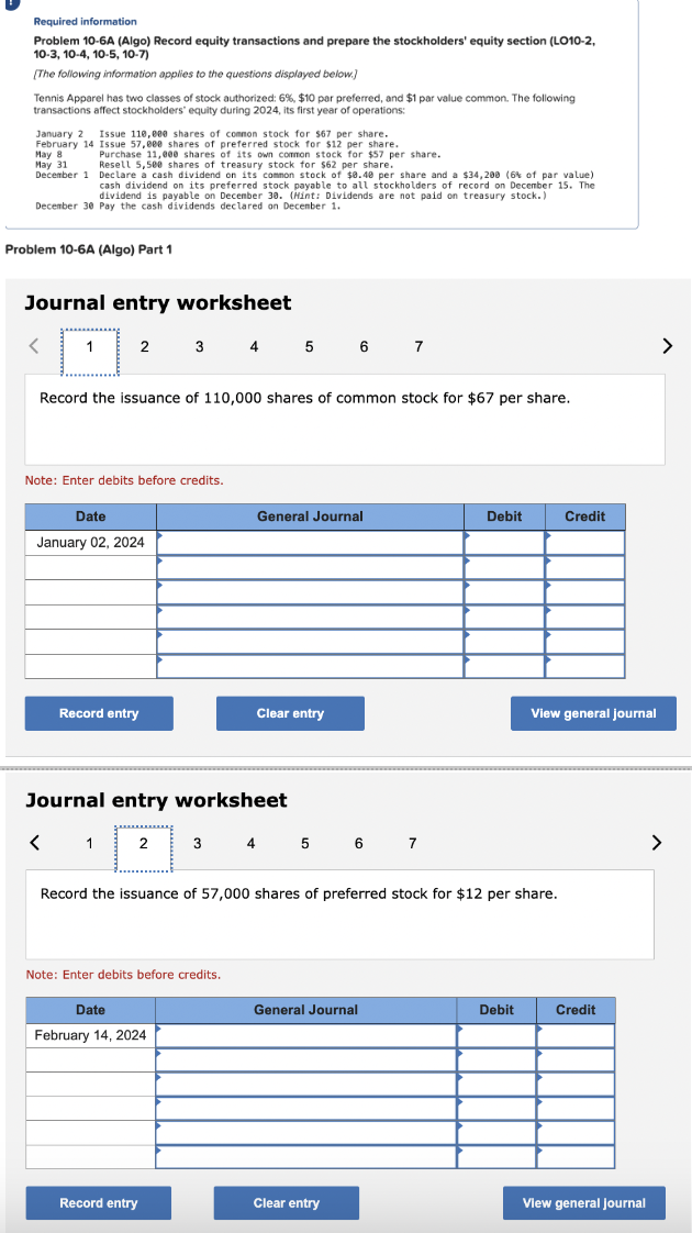 Solved Journal entry worksheet Record the payment of the | Chegg.com