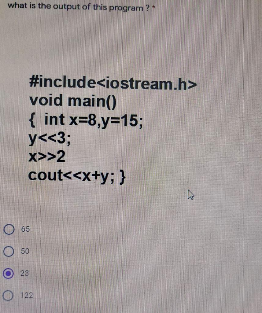 Solved what is the output of this program ? * #include void | Chegg.com