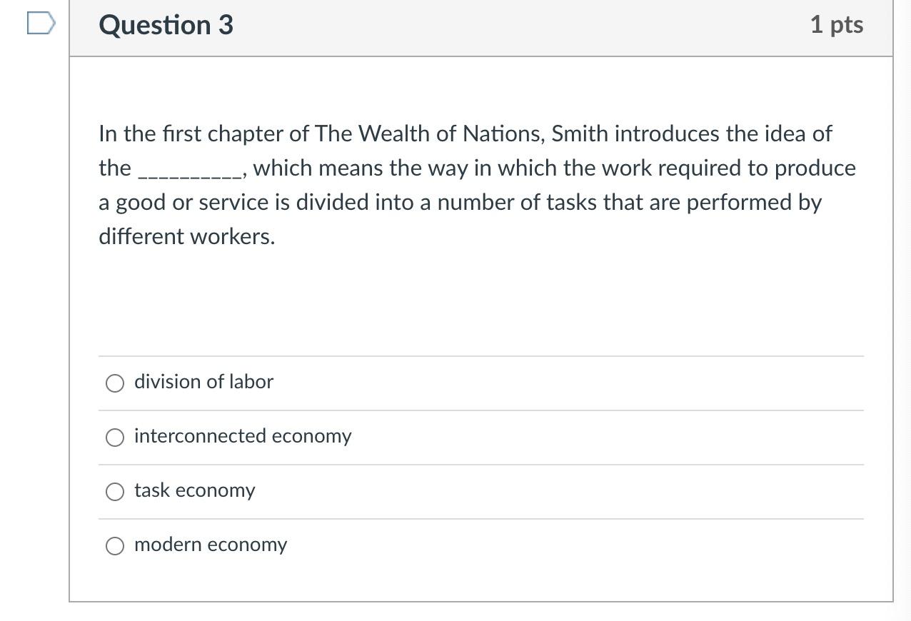 Solved Question 1 1 pts Because of their relatively small | Chegg.com