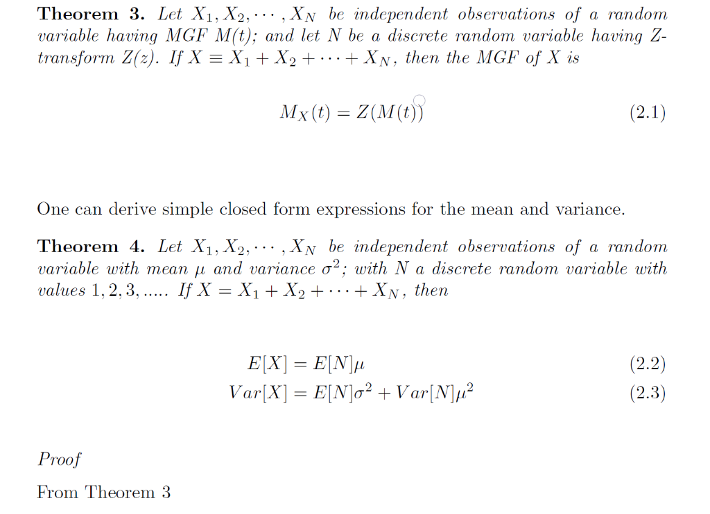 Solved Theorem 3. Let X1, X2, ... , Xn be independent | Chegg.com