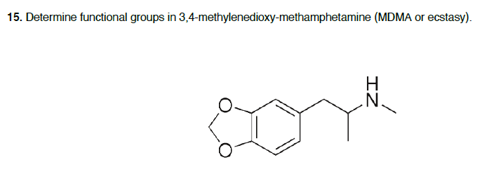 Solved 15. Determine functional groups in | Chegg.com