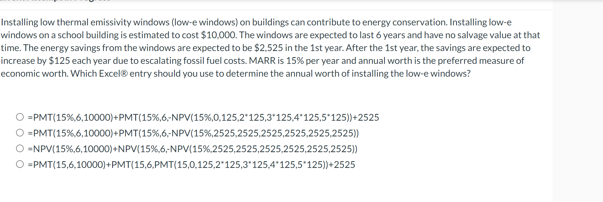 Solved nstalling low thermal emissivity windows (low-e | Chegg.com