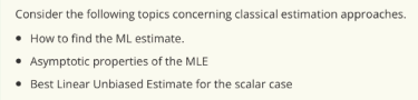 Solved Consider the following topics concerning classical | Chegg.com