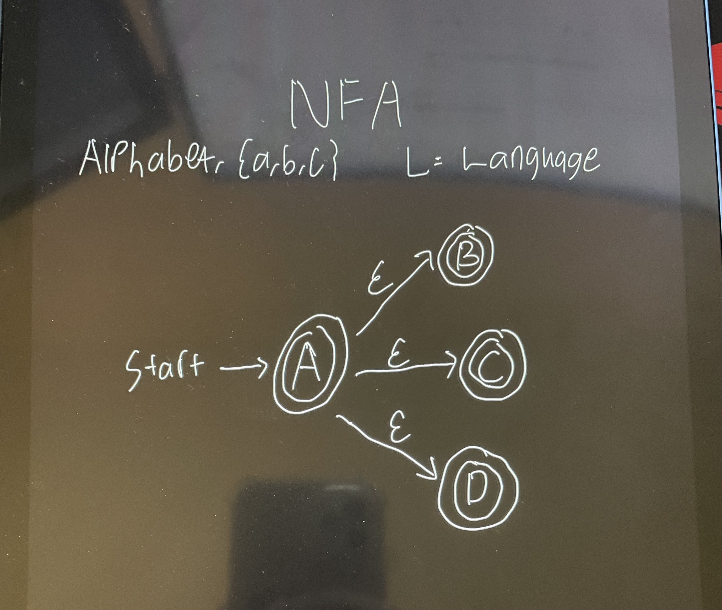 Solved (a) Give two three-letter strings which are in L and | Chegg.com