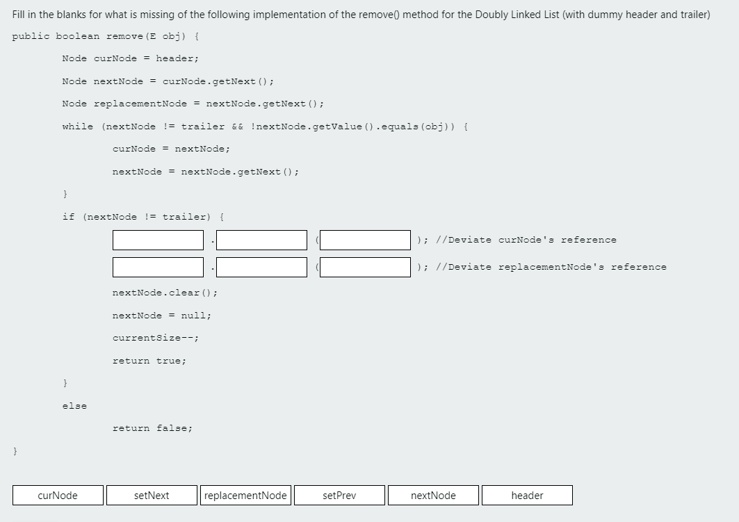 Solved JAVA DATA STRUCTURES MULTIPLE CHOICE: Help Me and | Chegg.com