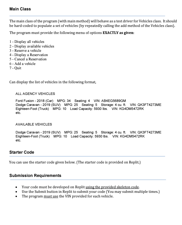 Problem Description You are to develop and test Java | Chegg.com