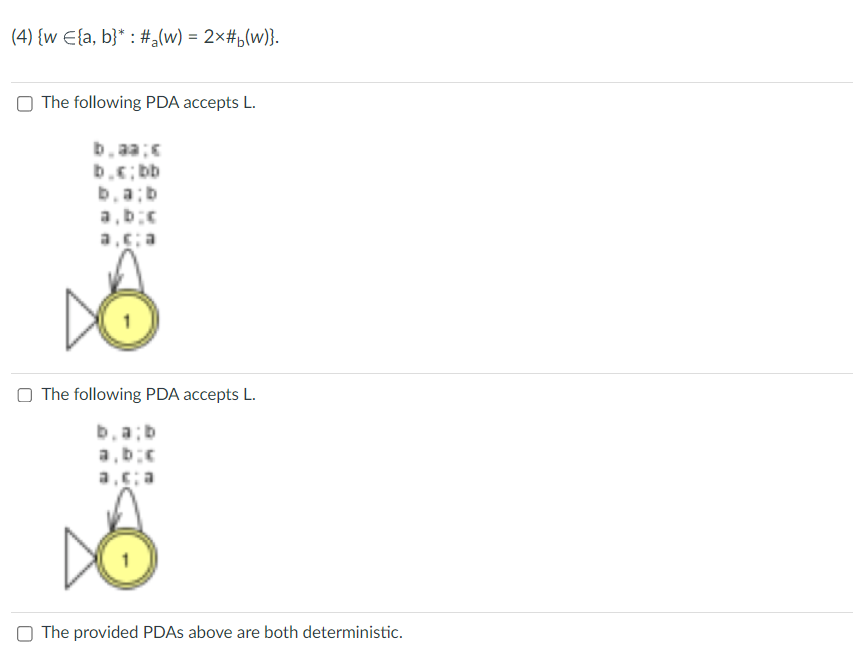 Solved (1) BalDelim ={ w: where w is a string of delimeters: | Chegg.com