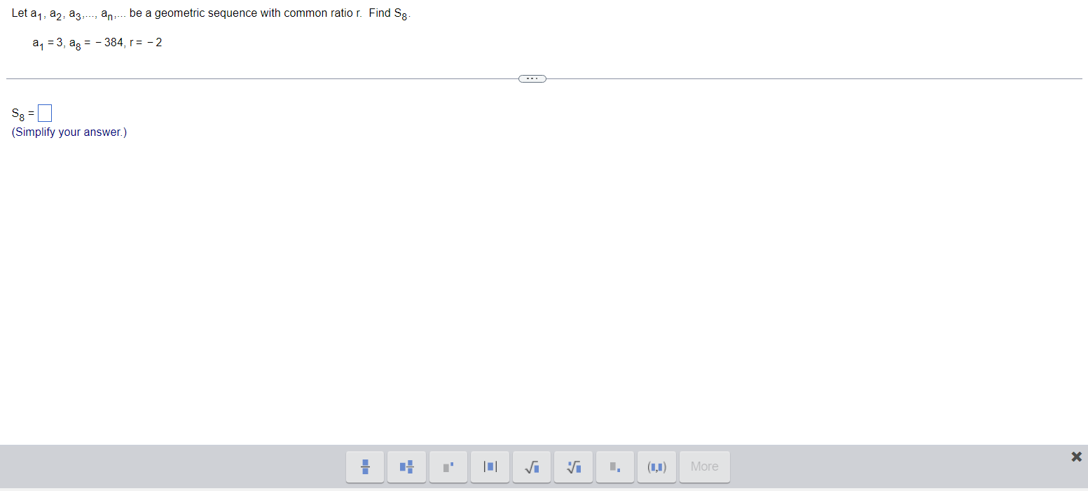Solved Let a1,a2,a3,…,an,… be a geometric sequence with | Chegg.com