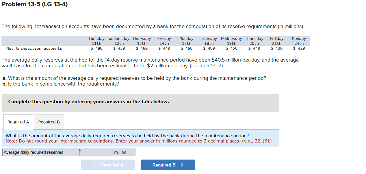 Solved Problem 13-5 (LG 13-4)The following net transaction | Chegg.com