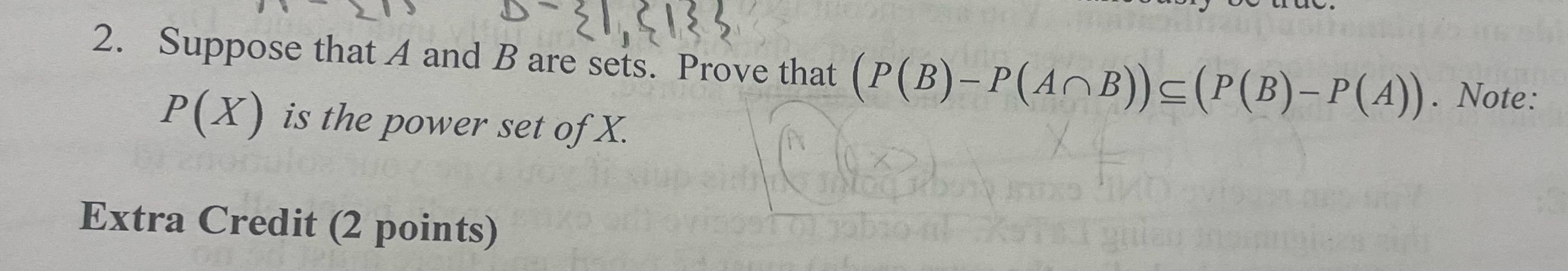 Solved 2. Suppose that A and B are sets. Prove that | Chegg.com