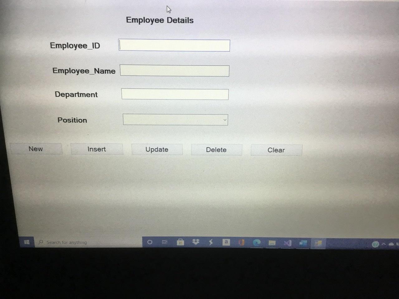 Solved CREATE EMPLOYEE CLASS IN C# (WINDOWS-FORM APP). THE | Chegg.com