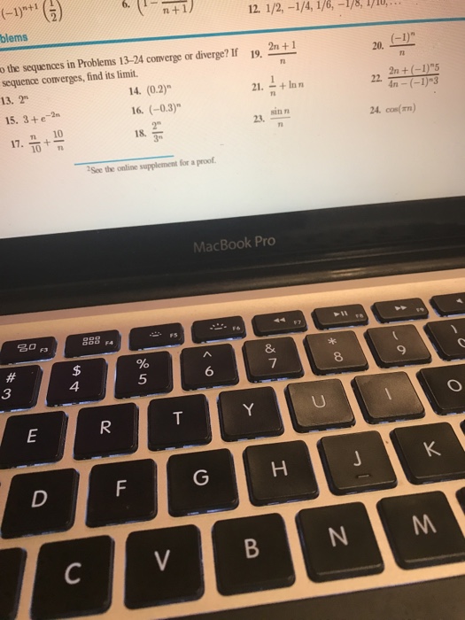 Solved blems 19, 201 2n +1 20. the sequences in Problems | Chegg.com
