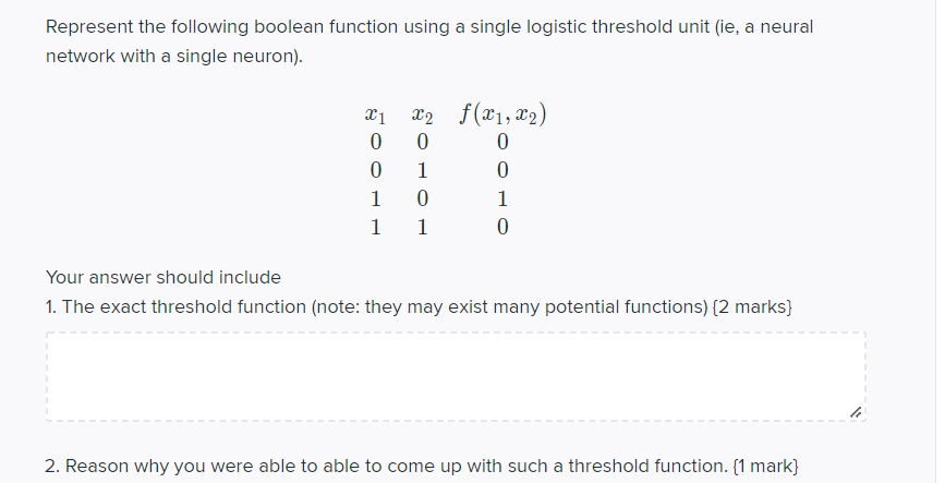 Solved Represent The Following Boolean Function Using A