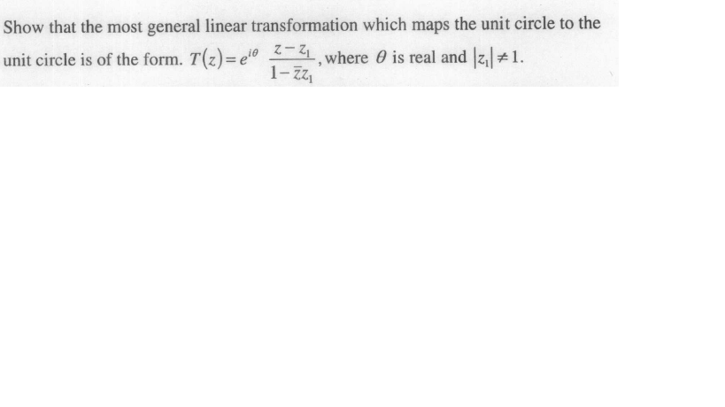 Solved Show that the most general linear transformation | Chegg.com