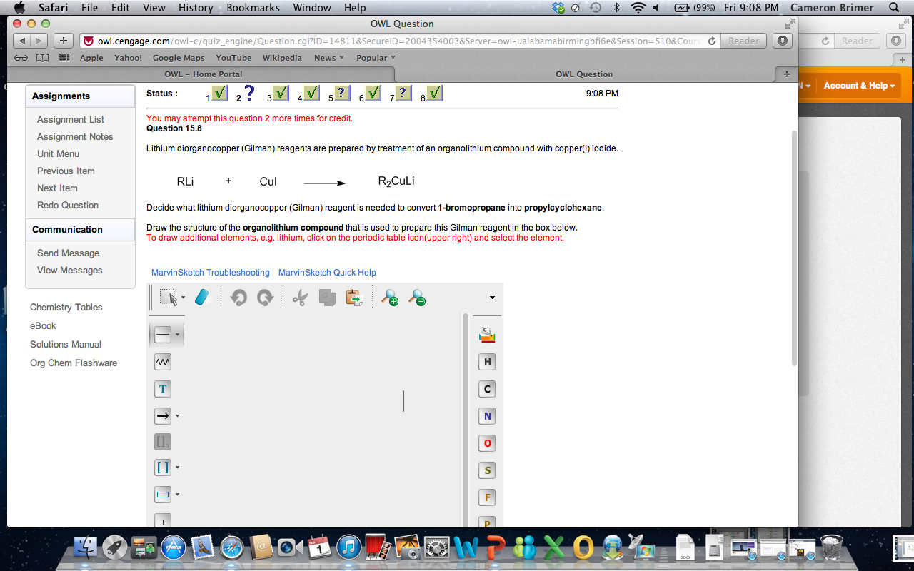 Chemistry Archive February 1 2013 Chegg