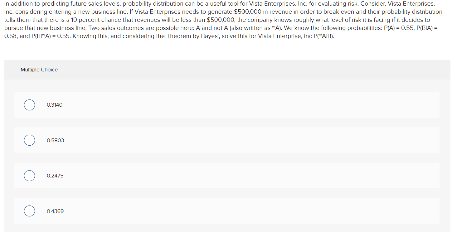 Solved In addition to predicting future sales levels, | Chegg.com