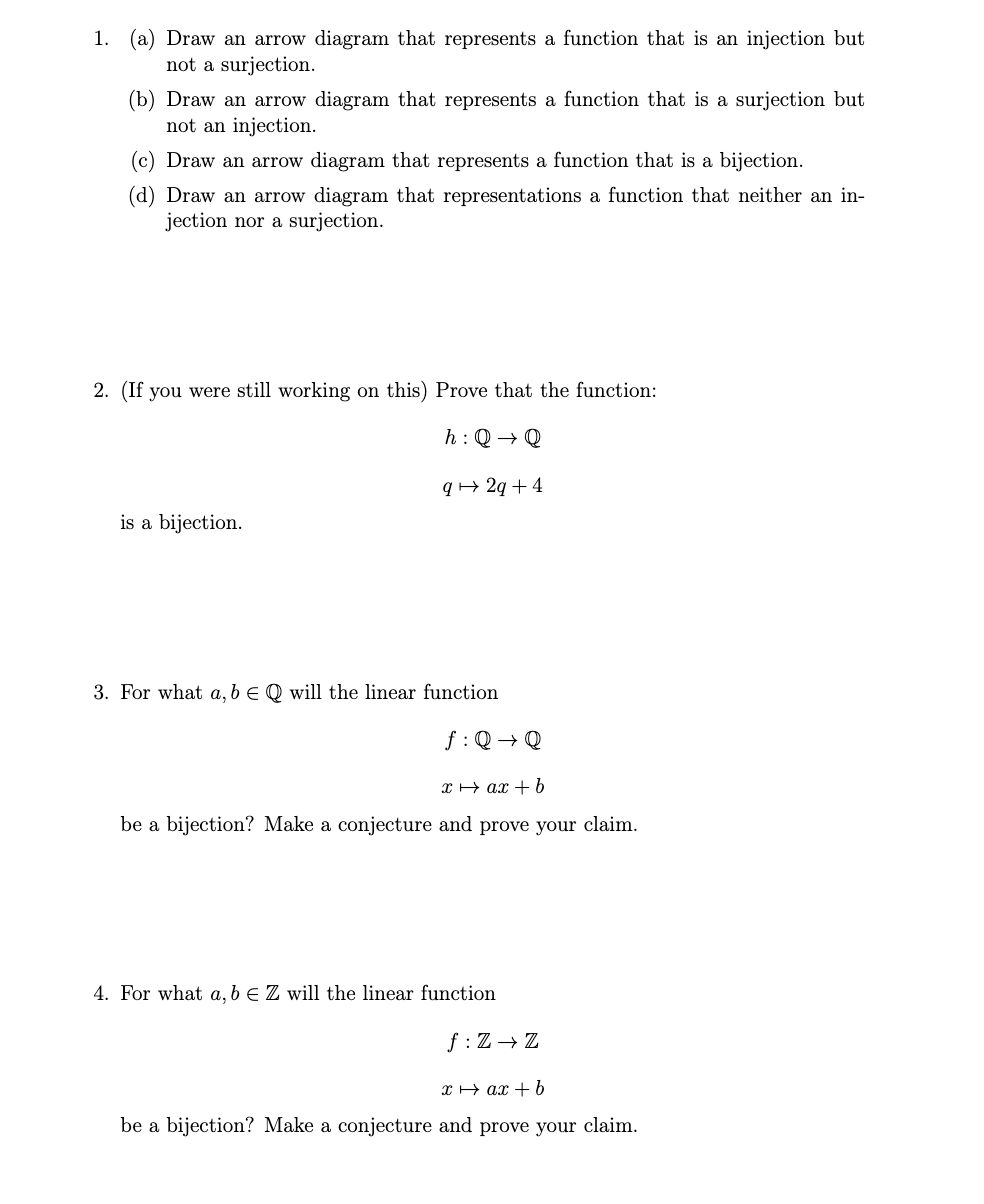 Solved 1. (a) Draw an arrow diagram that represents a | Chegg.com