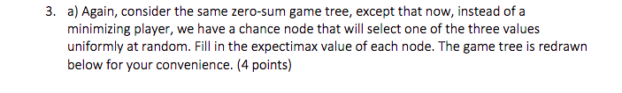 Solved A Again Consider The Same Zero Sum Game Tree 1787