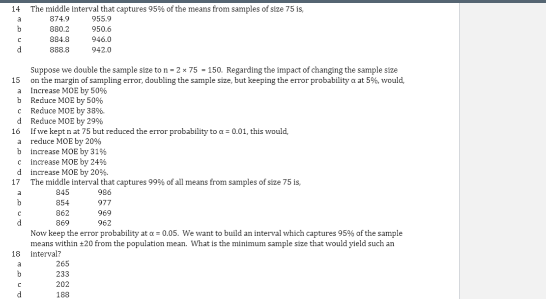 Solved Questions 1.9 are based on the following: A | Chegg.com