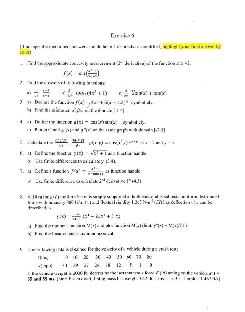 Solved Hi, can you please do it on Matlab and show the | Chegg.com