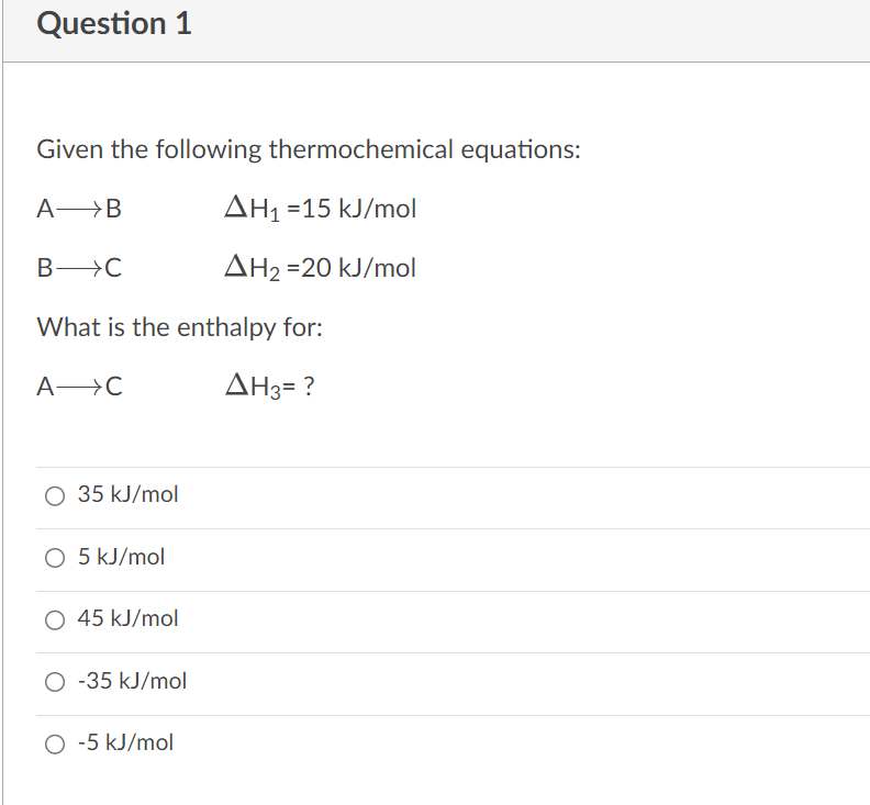 Solved Given the following thermochemical equations: | Chegg.com