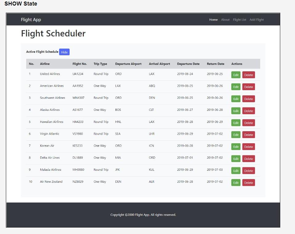Solved Hello! I am continuing my work on a flight app React | Chegg.com