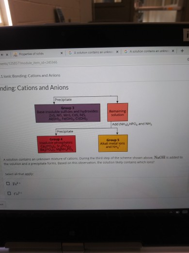 ng: Cations and Anions ations and Anions primary | Chegg.com
