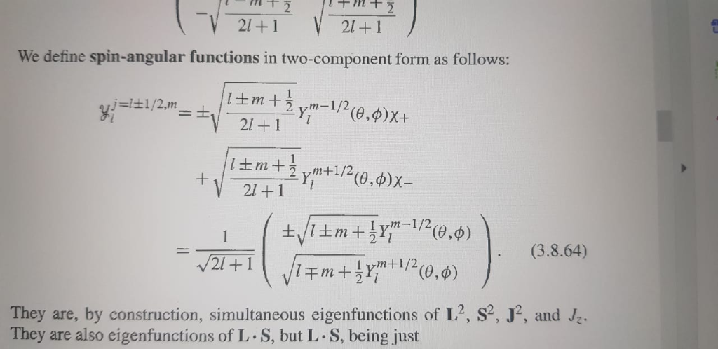 Solved Suppose that the total angular momentum state of an | Chegg.com