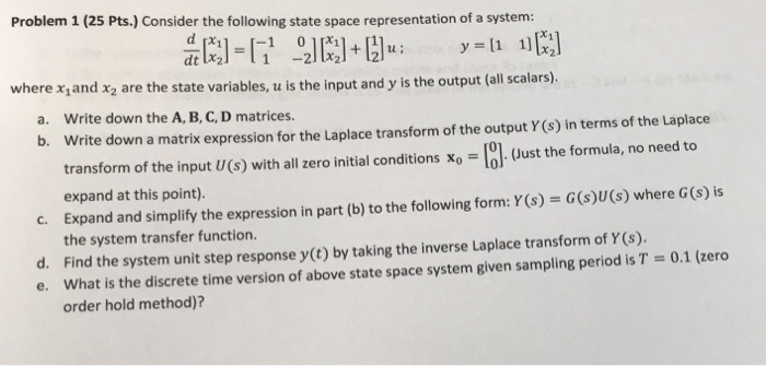 Solved Problem 1 (25 Pts.) Consider the following state | Chegg.com Solved Problem 1 (25 Pts.) Consider the following state | Chegg.com