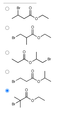 Solved A compound with molecular formula C6H11BrO2 gives | Chegg.com
