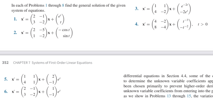 Solved find the general solution of the given system of | Chegg.com