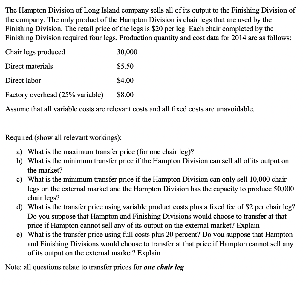 Solved Using the charts and formulas provided to answer | Chegg.com