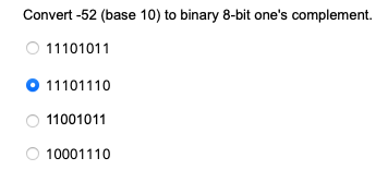 Solved Subtract the following signed binary numbers as shown | Chegg.com