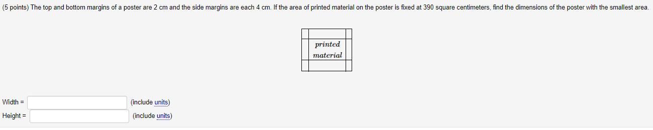 Solved \table[[,],[,\table[[printed],[material]]],[,]] | Chegg.com