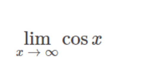 Solved limx→∞cosx | Chegg.com