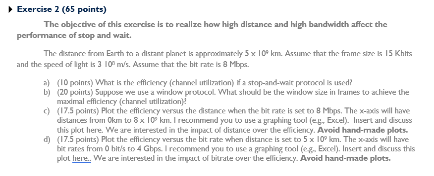 Solved Exercise 2 (65 points) The objective of this exercise | Chegg.com