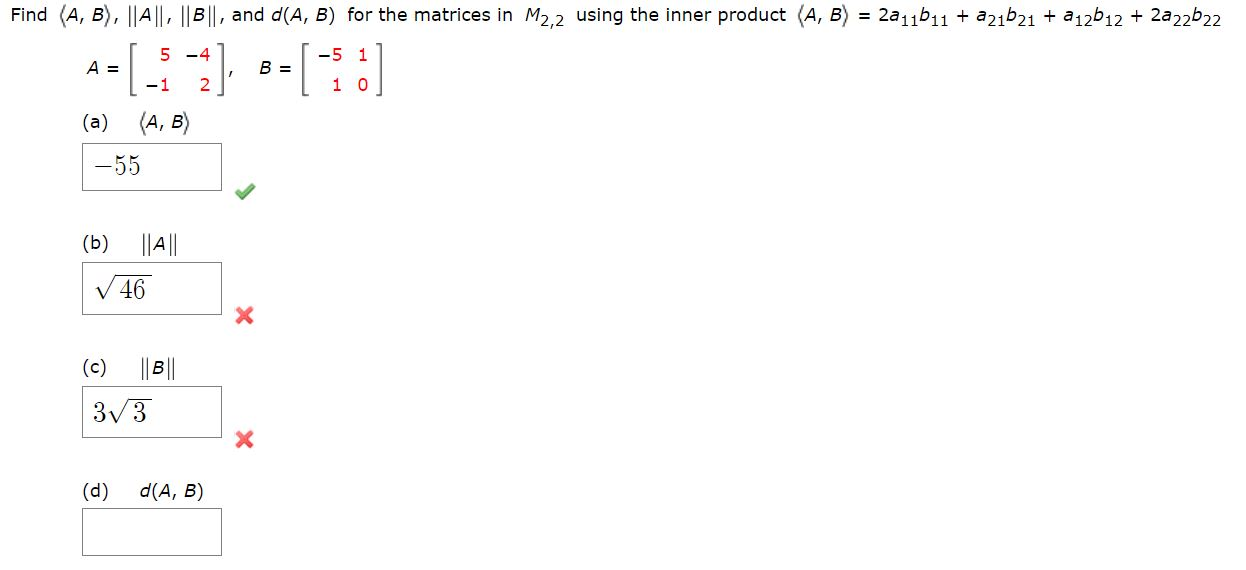 Solved Use the functions fand g in C[-1, 1] to find (f, g), | Chegg.com